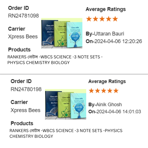 Rankers Notes - Hand Written WBCS Topper Notes by Rankers